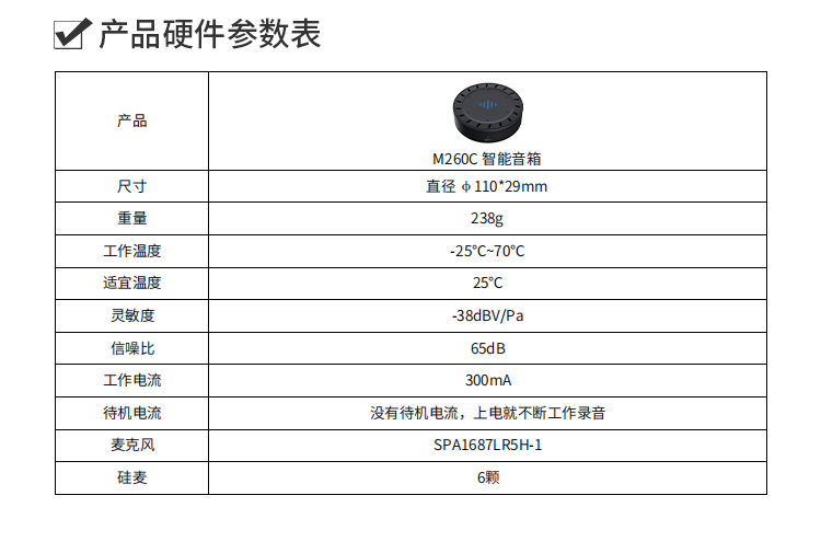 M260C智能音箱-轮趣科技（东莞）有限公司